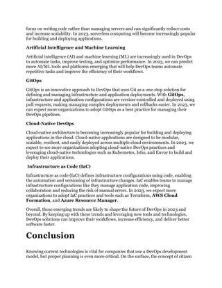 The Future of DevOps.pdf | Cloud Computing | Internet