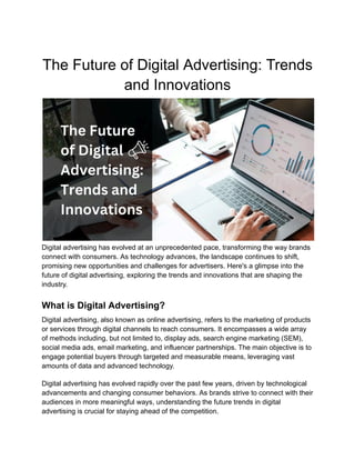 The Future of Digital Advertising_ Trends and Innovations.pdf