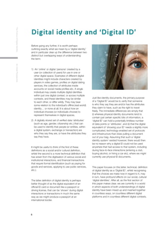 The future of digital identity initial perspective | PDF