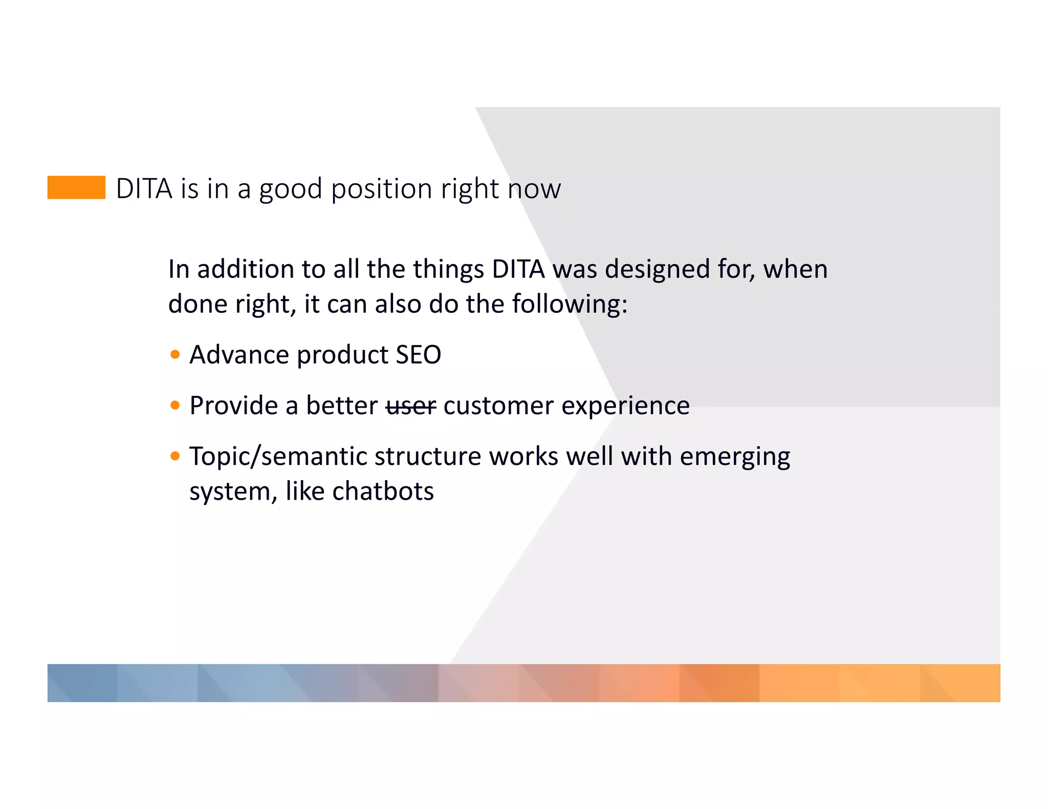 The Future of DITA | PPT