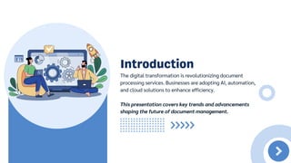 The Future of Document Processing Trends and Advancements | PDF