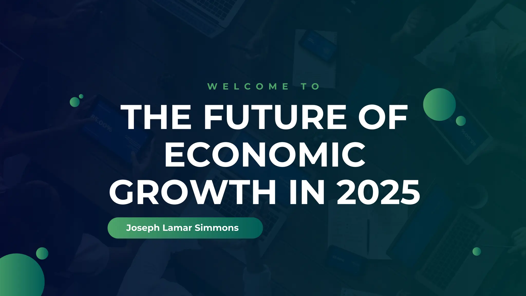 Joseph Lamar Simmons: Guiding Economic Vision for a Better 2025 | PDF