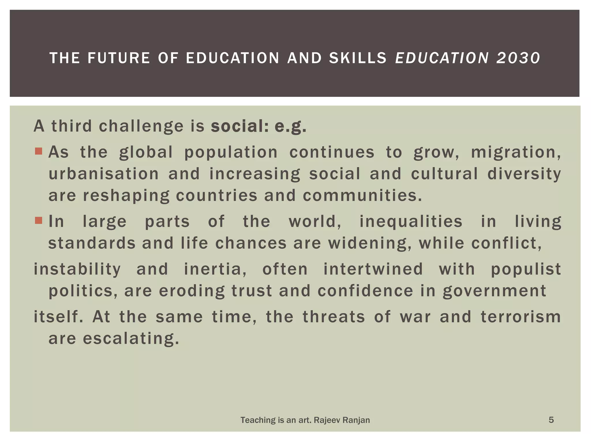 The future of education and skills education 2030 oecd | PDF