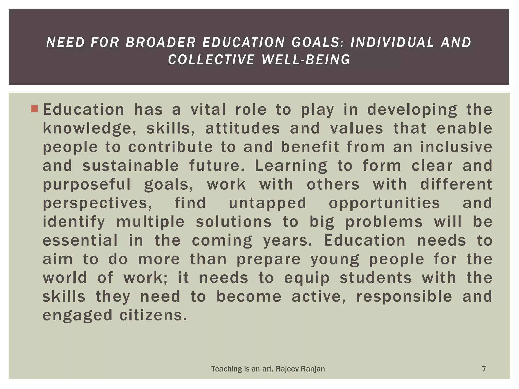 The future of education and skills education 2030 oecd | PDF