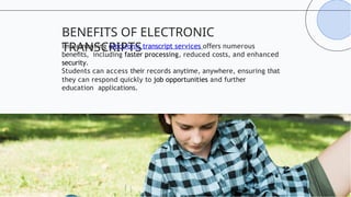 The Future of Electronic Transcript Services in India | PPT