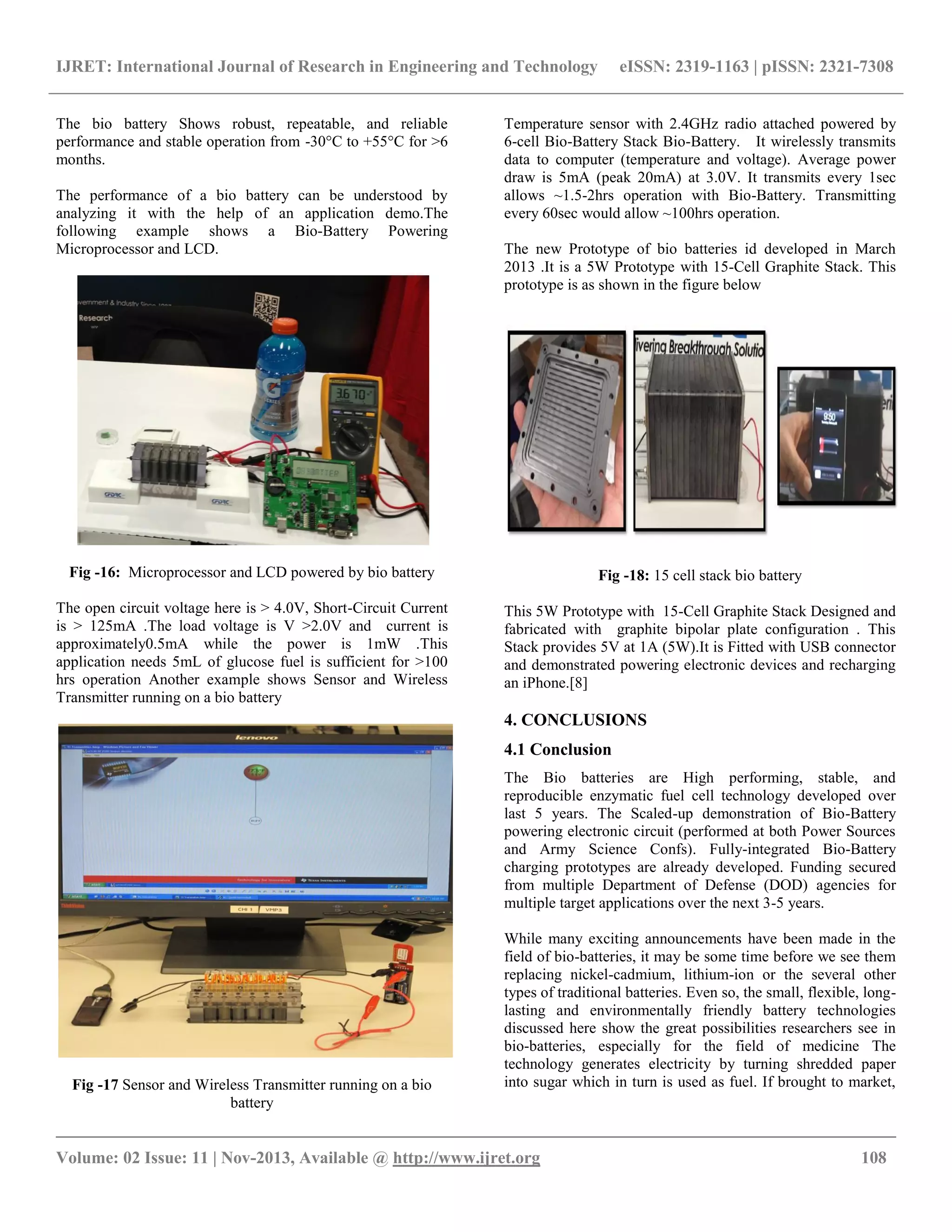 The future of energy bio battery | PDF