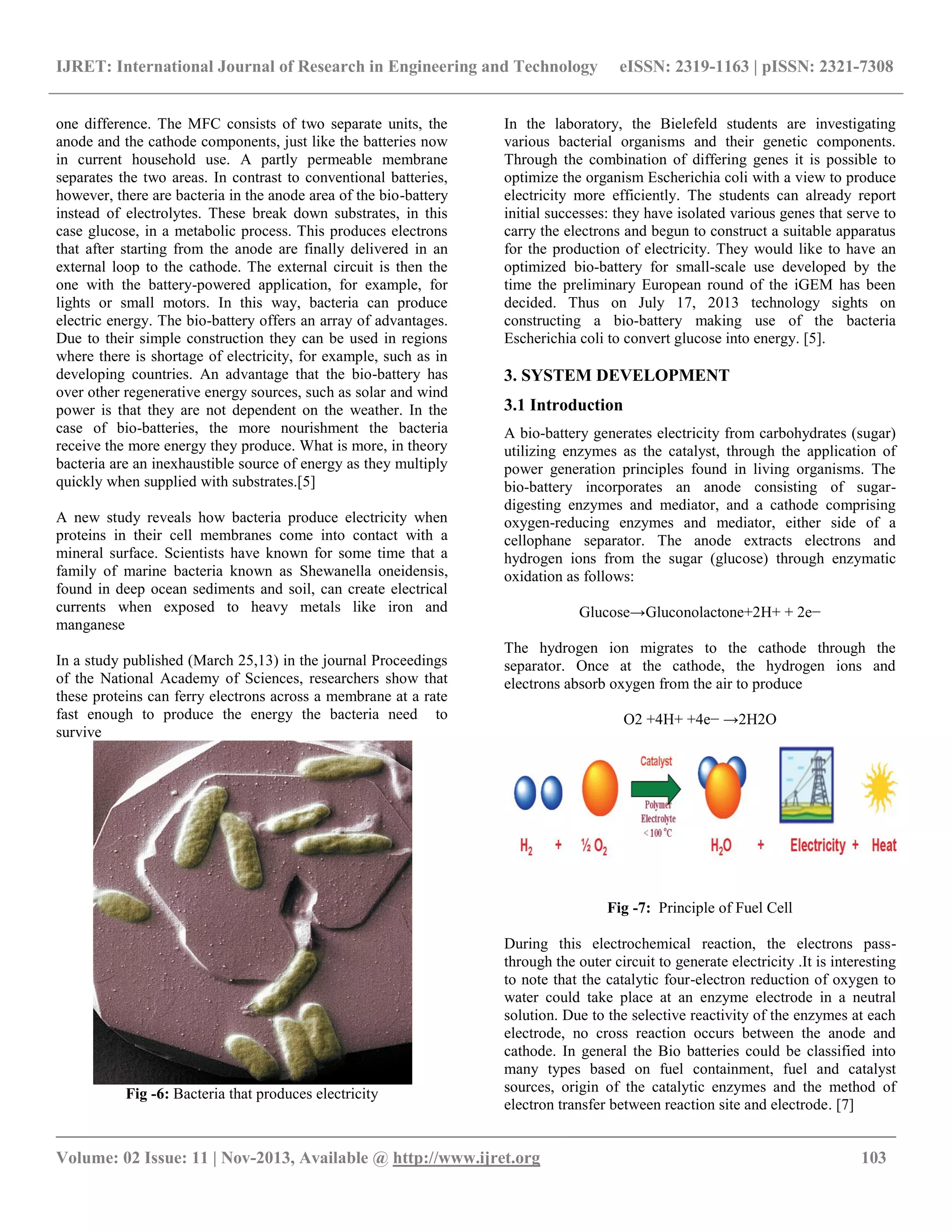 The future of energy bio battery | PDF