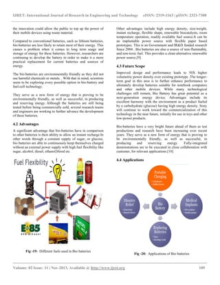 The future of energy bio battery | PDF