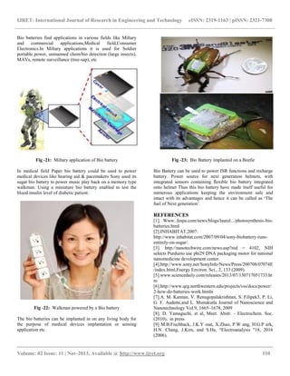 The future of energy bio battery | PDF