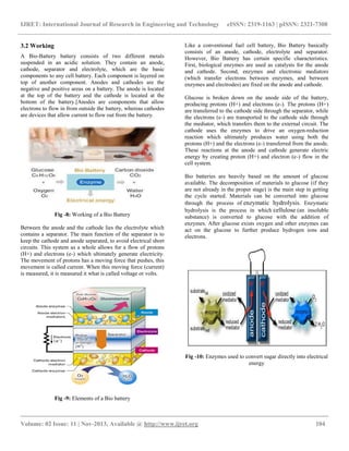 The future of energy bio battery | PDF