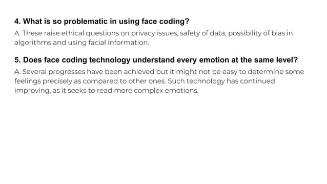 The Future of Face Coding: Emerging Trends and Innovations | PPT