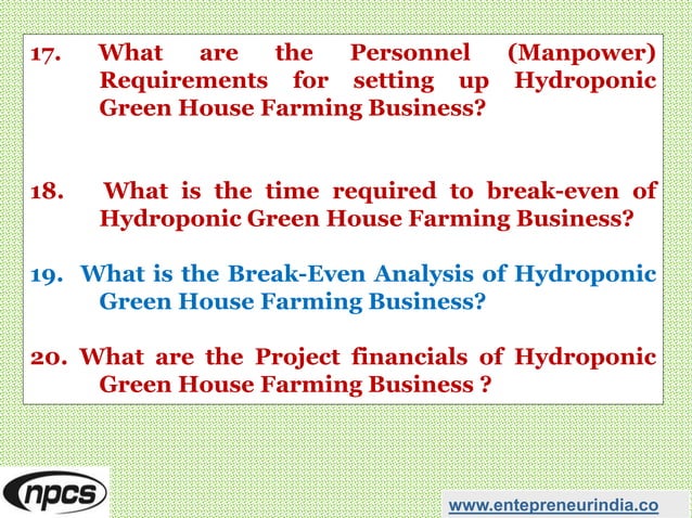 The Future of Farming: Hydroponic Greenhouse Farming. Starting a Commercial Hydroponic ...