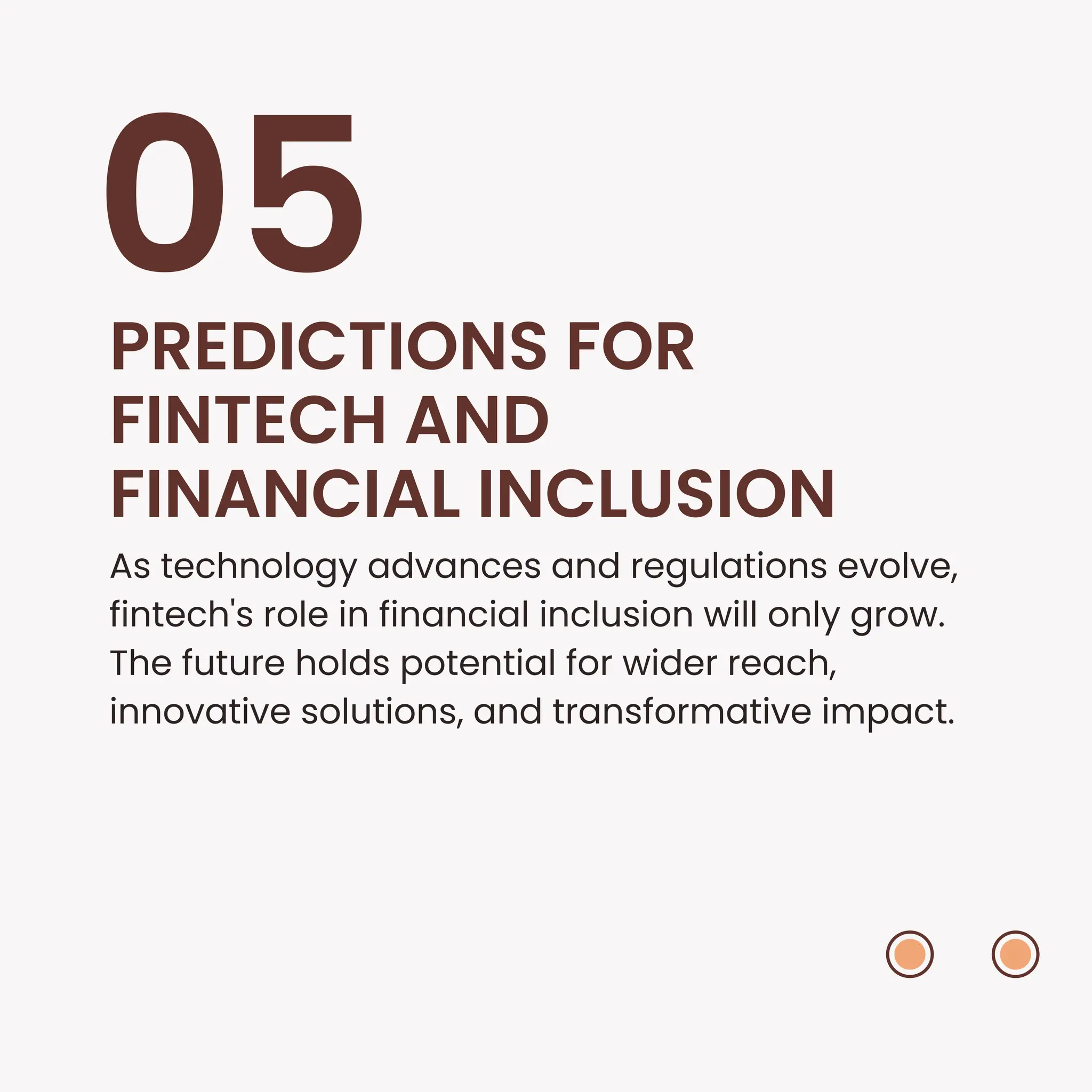 The Future of Financial Inclusion Fintech's Role in Bridging the Gap | PDF