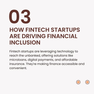 The Future of Financial Inclusion Fintech's Role in Bridging the Gap | PDF