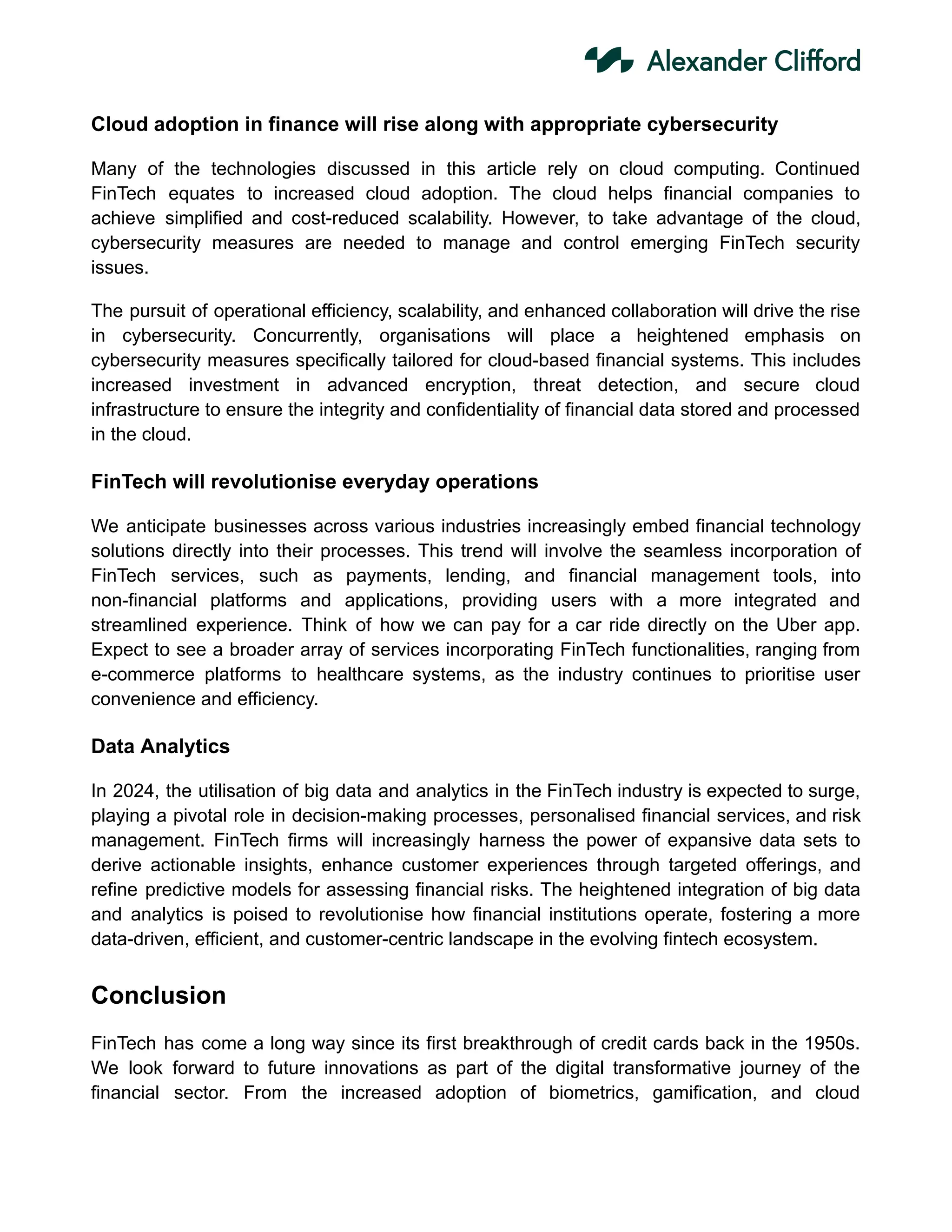 The future of financial technology (FinTech) - Trends and Predictions | PDF