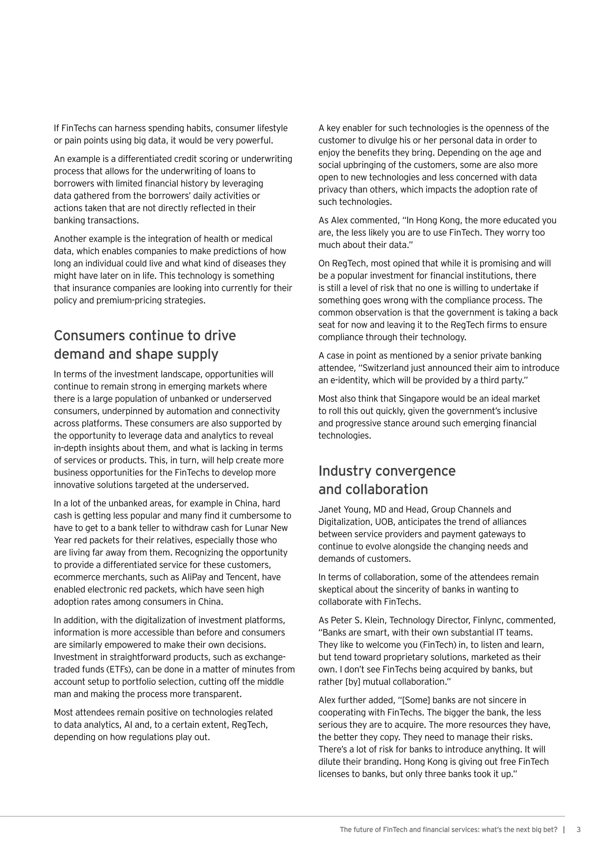 The future of fin tech and financial services | PDF