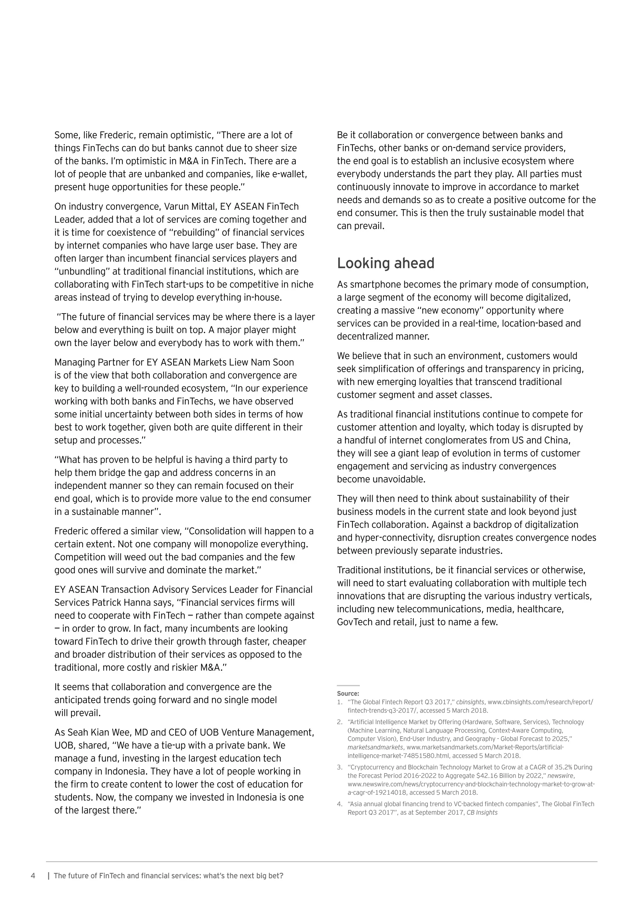 The future of fin tech and financial services | PDF