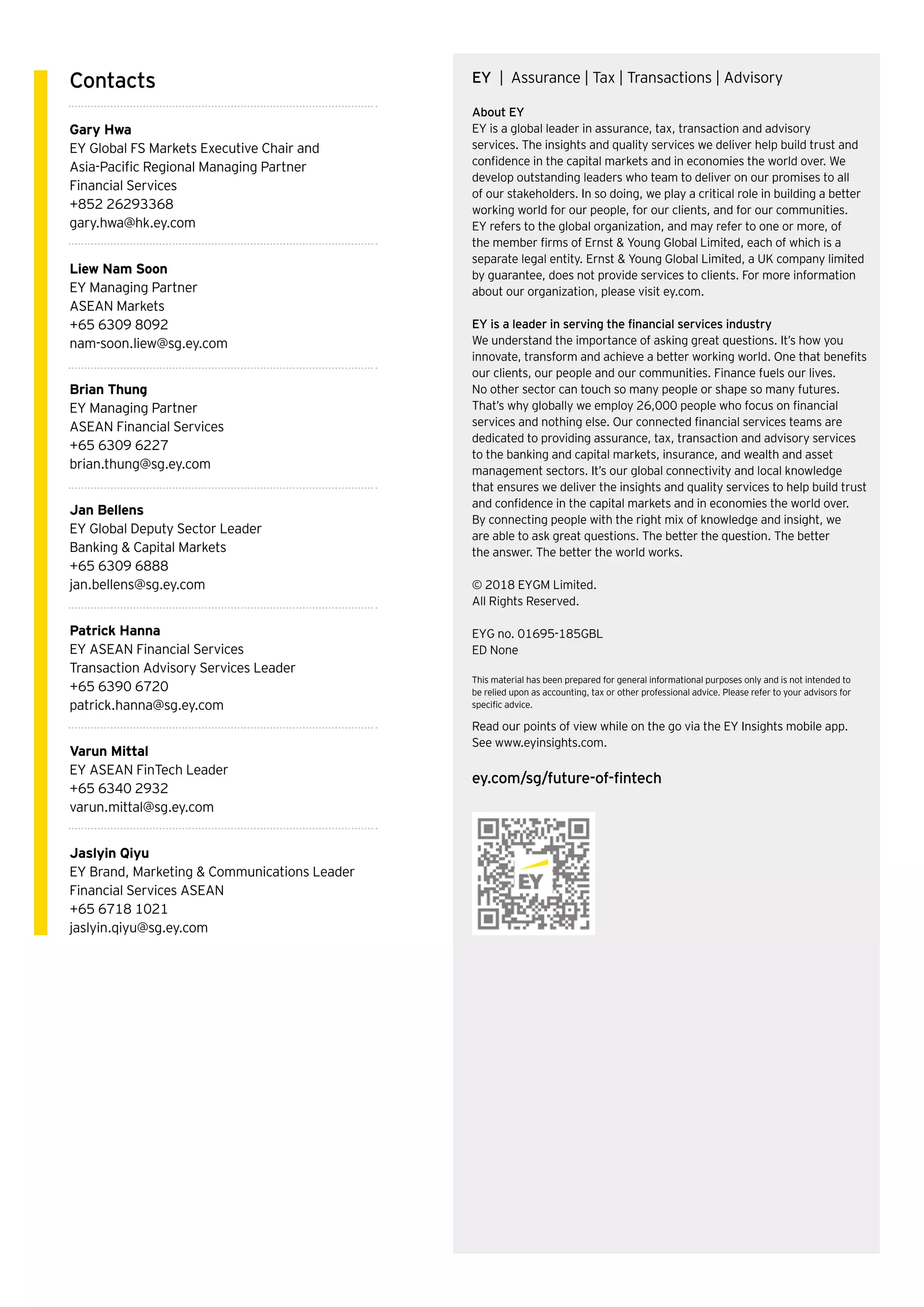 The future of fin tech and financial services | PDF