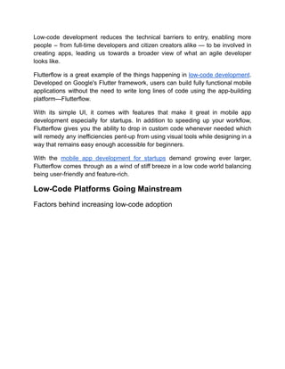 The Future of FlutterFlow With Low-Code Development.pdf