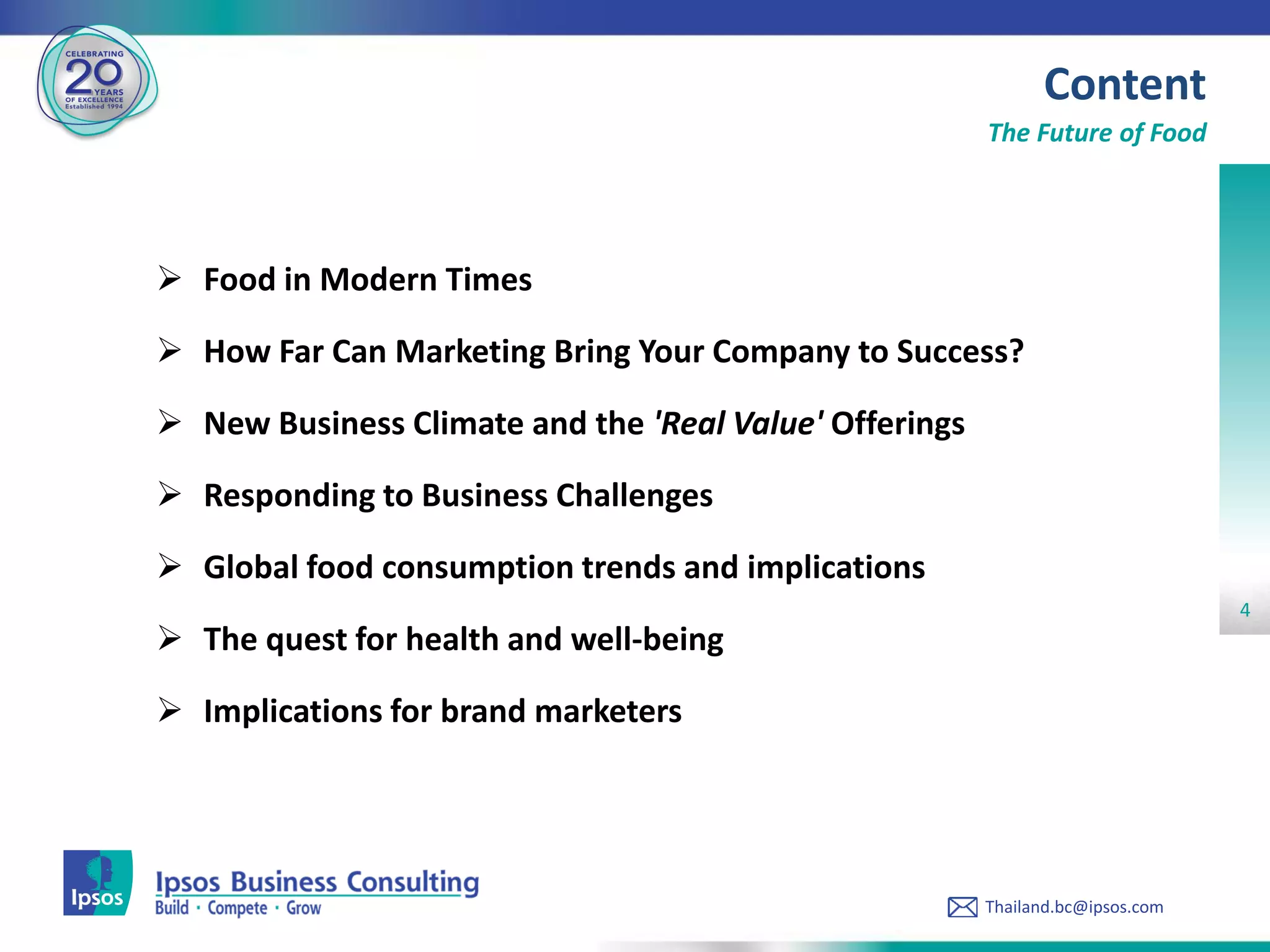 The Future of Food - Business Model Challenges | PDF