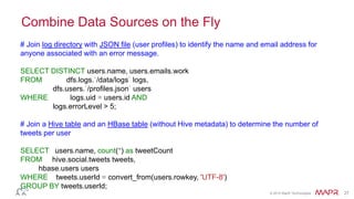 The Future of Hadoop: MapR VP of Product Management, Tomer Shiran | PPT