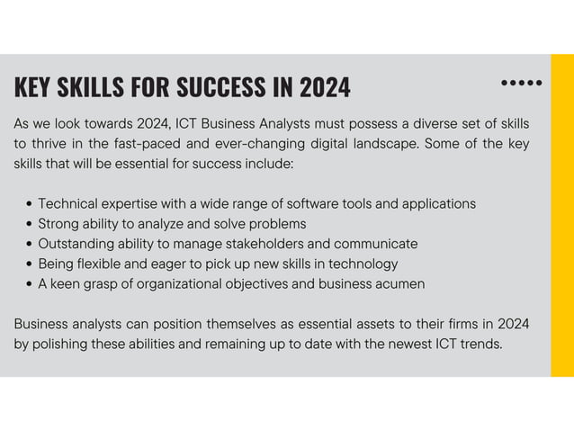 The Future of ICT Business Analysis Best Practices for 2024 | PPTX ...