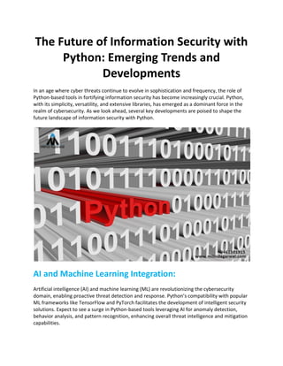 The Future of Information Security with Python: Emerging Trends and ...