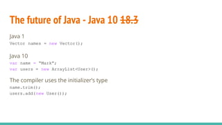 The future of Java | PDF