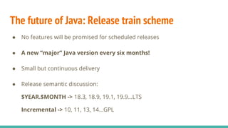 The future of Java | PPT