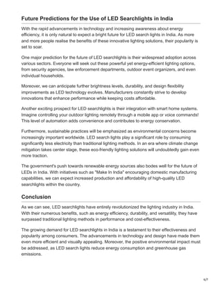 The Future of Lighting: How LED Search Lights are Revolutionizing the ...