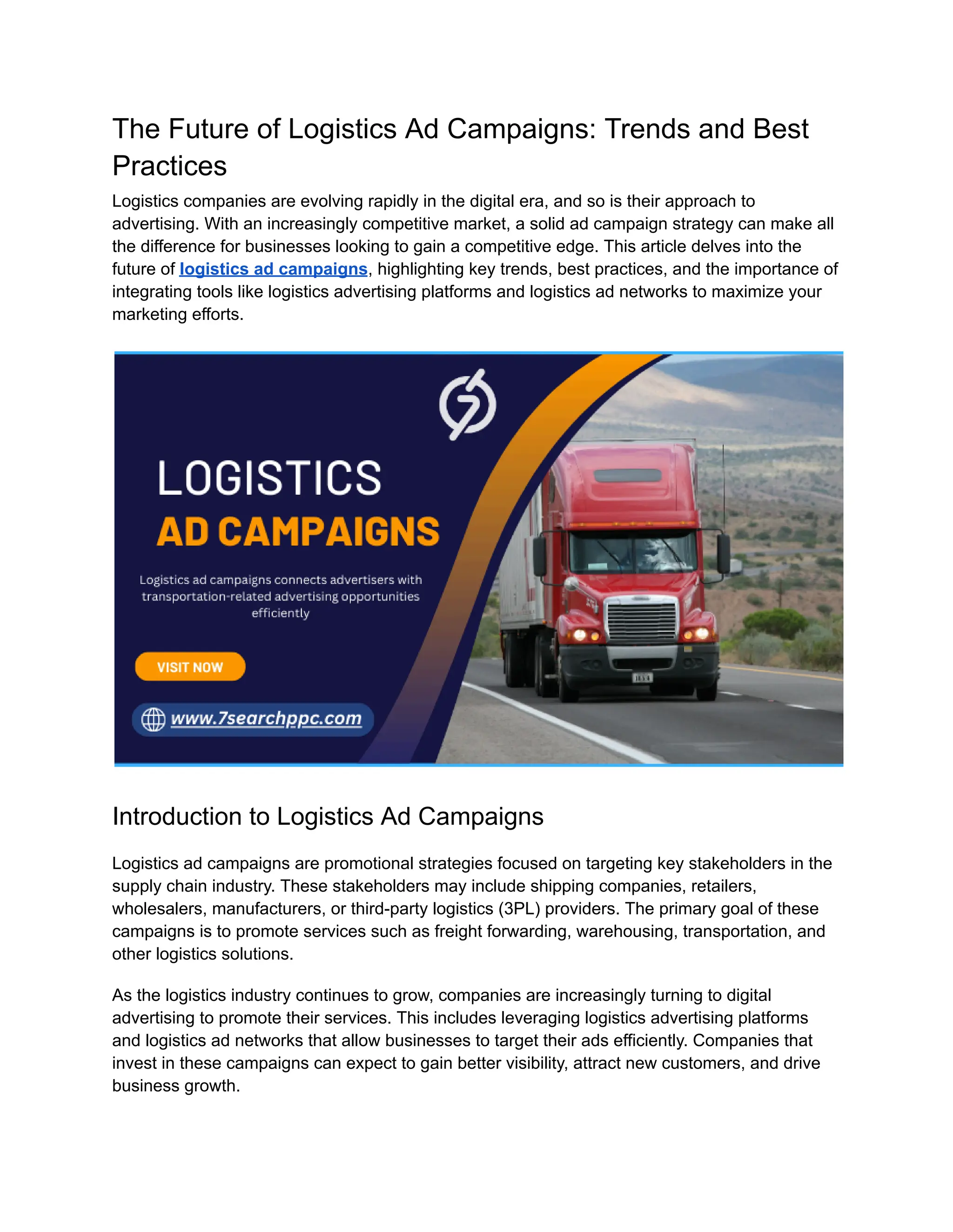 The Future of Logistics Ad Campaigns_ Trends and Best Practices.pdf