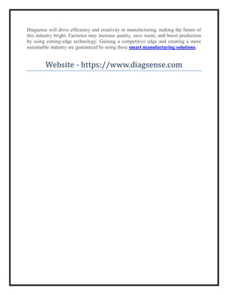 The Future of Manufacturing with Smart Solutions | PDF | Technology ...