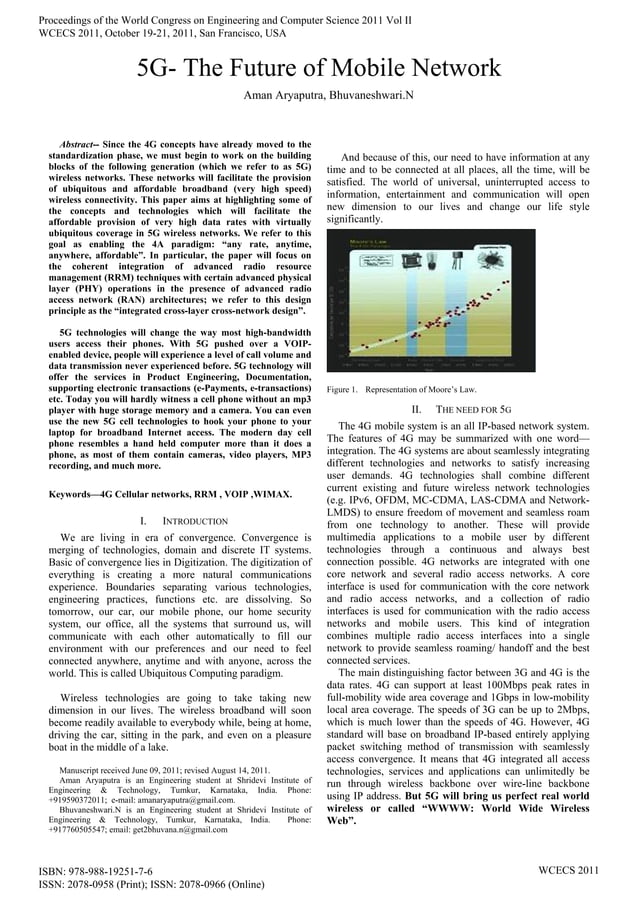 The future of mobile network | PDF