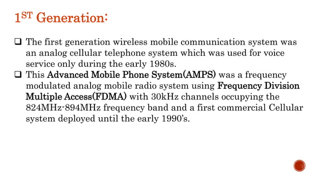 The future of mobile wireless communication networks | PPTX | Computer ...