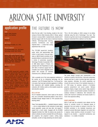 The future of multimedia classrooms is now at asu | PDF