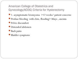 The future of percutaneous uterine fibroid embolization | PPT