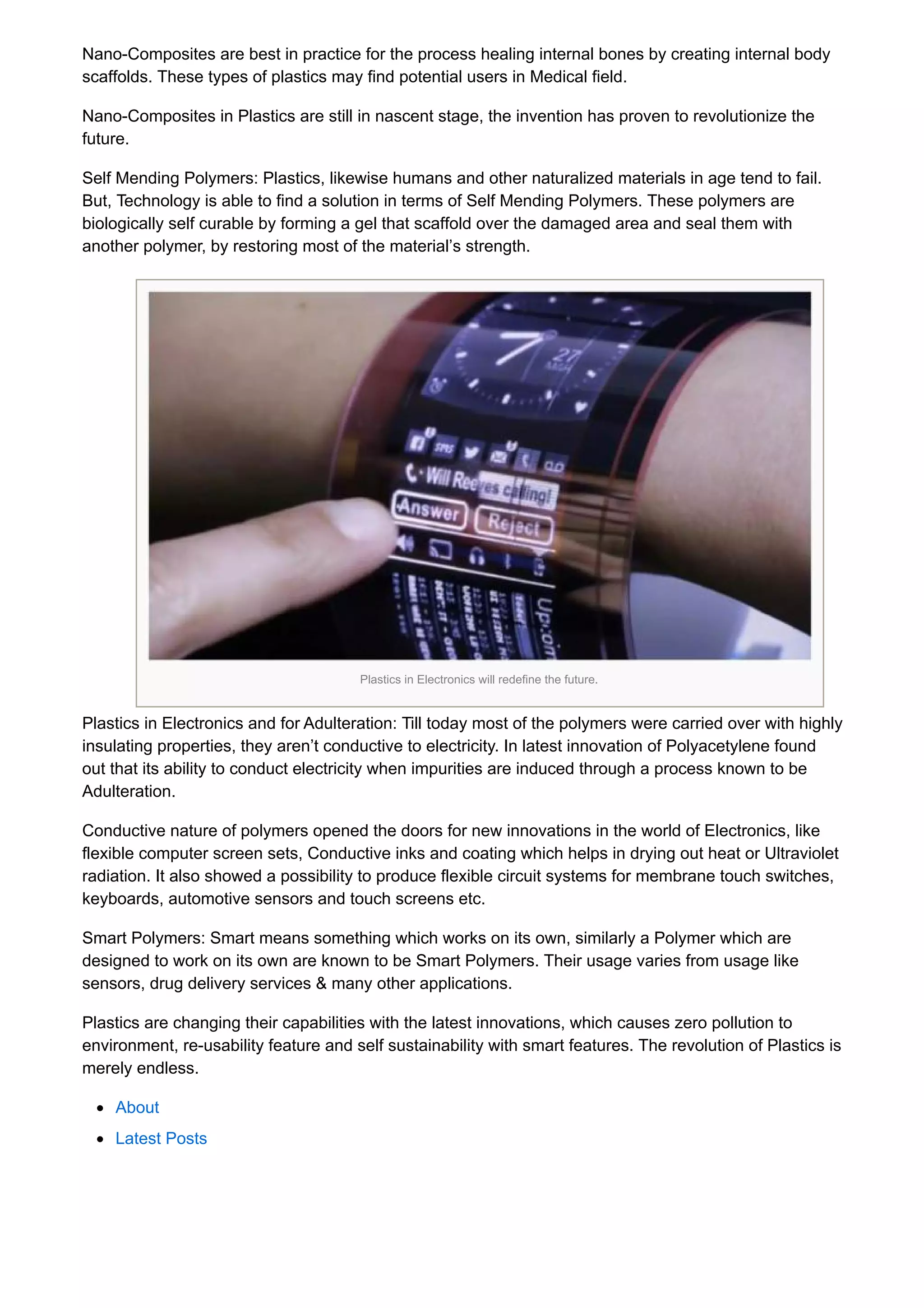 The future of plastics | PDF