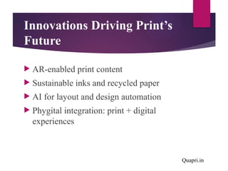 The Future of Print Media in a Digital World | PPTX