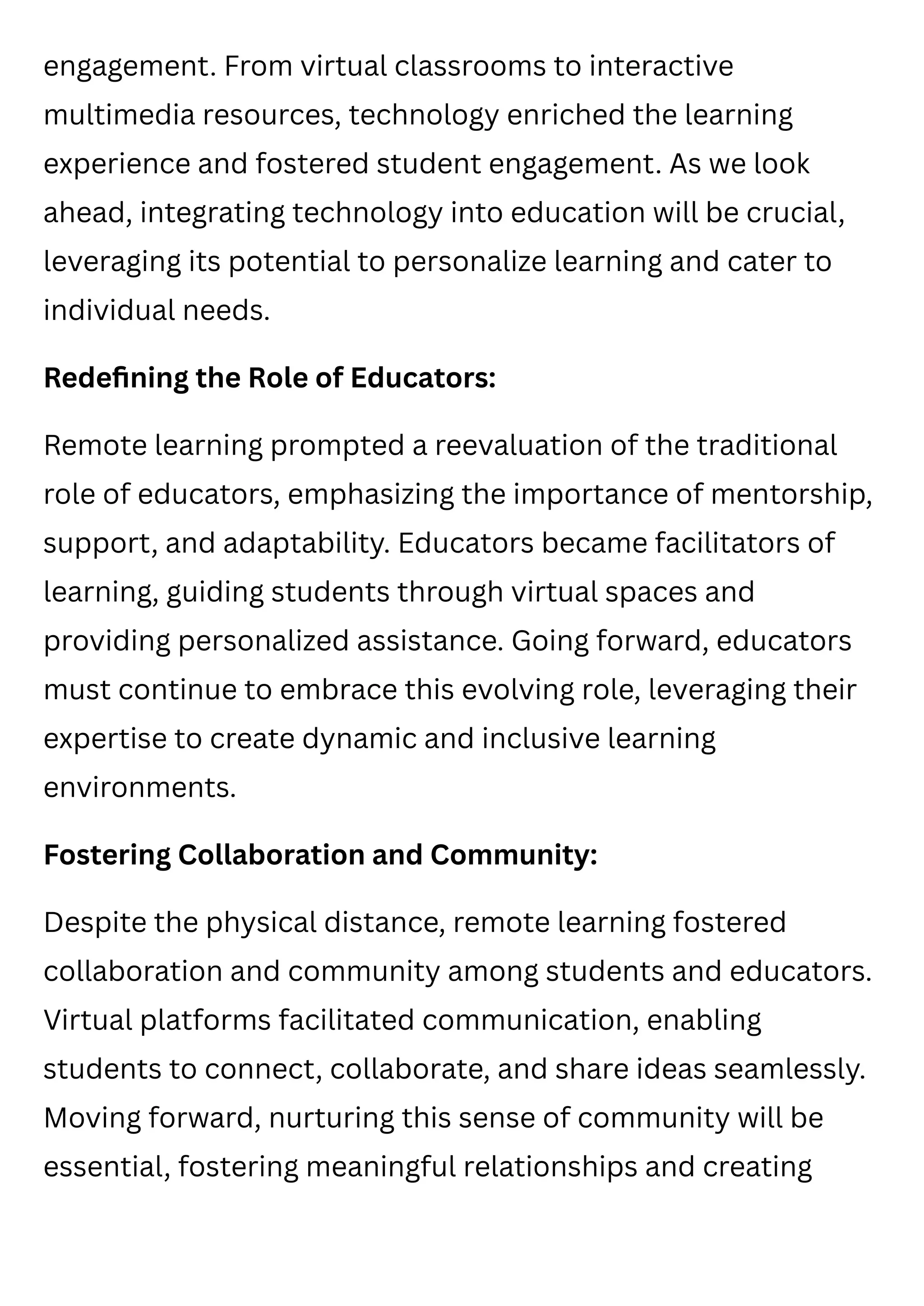 The Future of Remote Learning Lessons Learned and Innovations Ahead.pdf ...