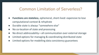 The future of serverless is STATE! | PPT