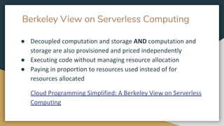 The future of serverless is STATE! | PPT