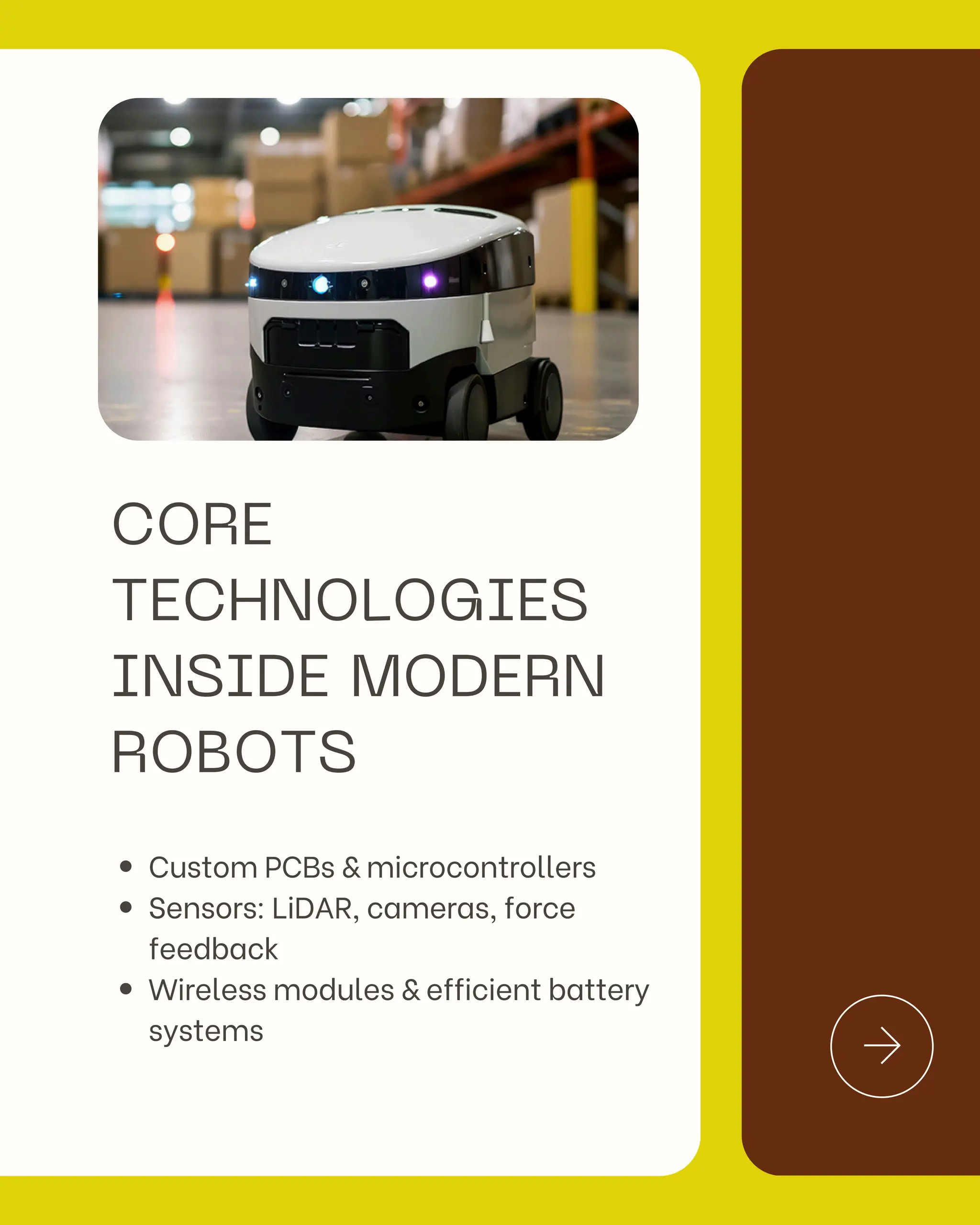 The Future of Warehouse Robots: AI Meets Electronics Design | PDF