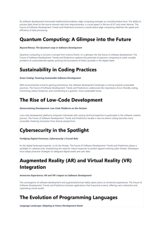 The Future of Software Development.docx
