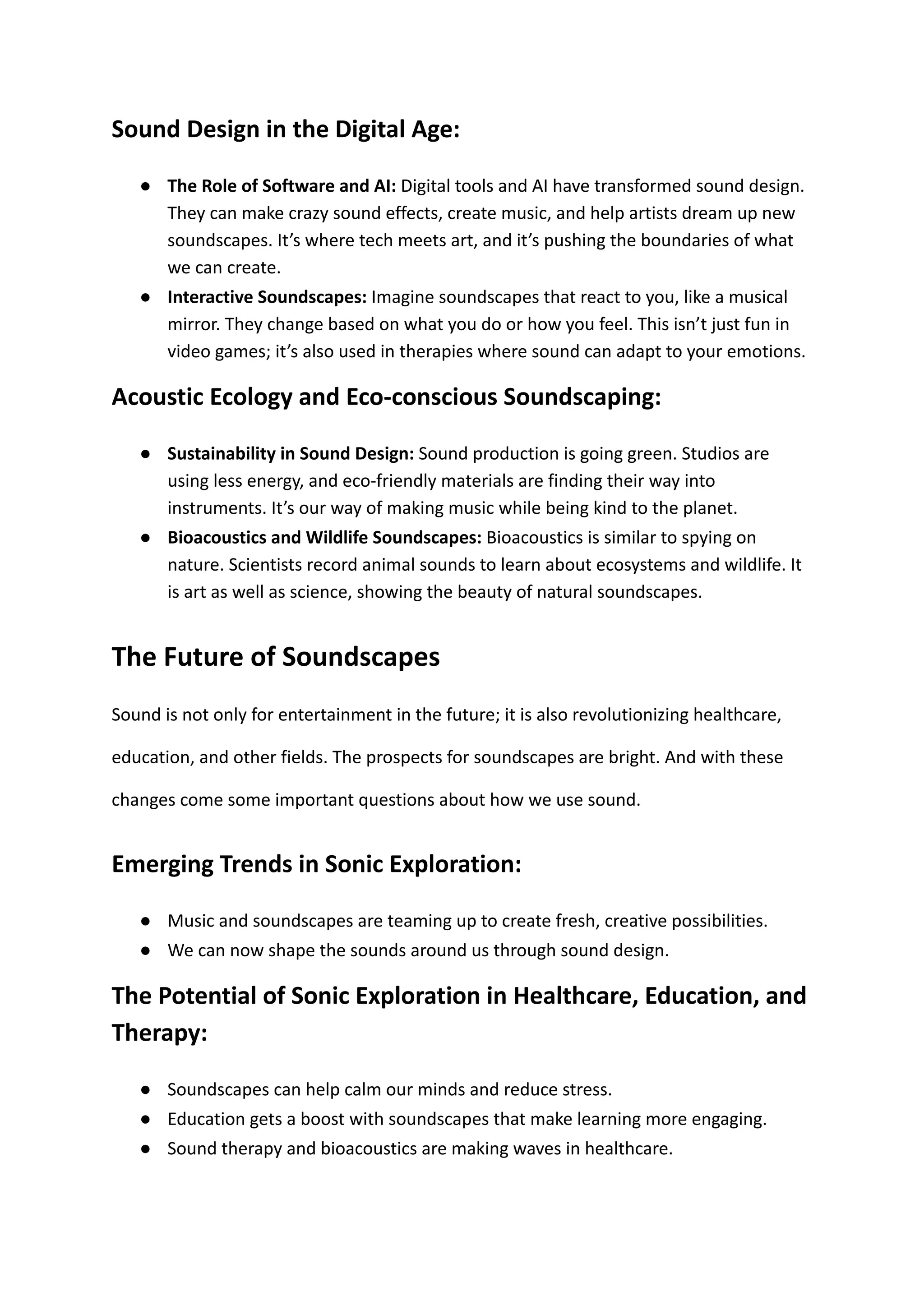 Bioacoustics and Health | PDF