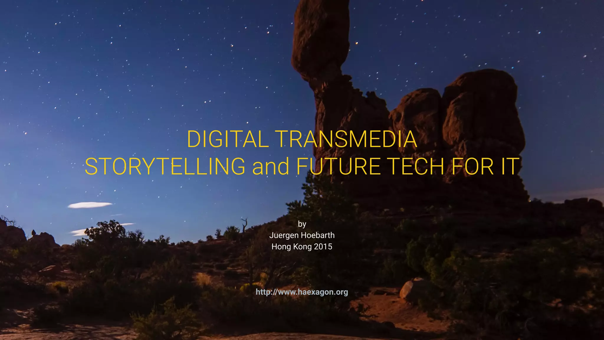 The Future of Transmedia Storytelling | PPT
