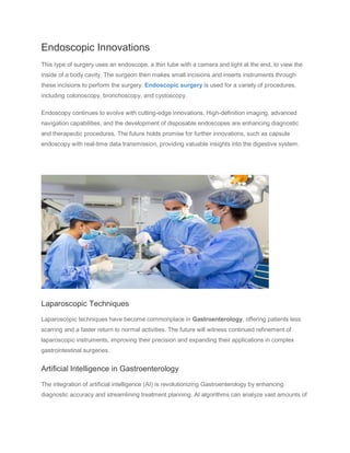 The Future Of Surgical Gastroenterology_ Trends And Predictions | PDF