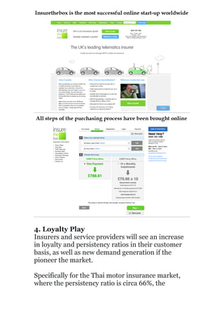 The future of the connected car and the user based insurance (ubi). | PDF