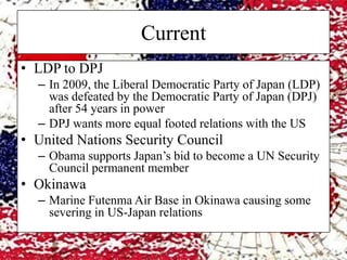 The future of the us japanese security agreements | PPT