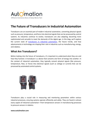 The Future of Transducers in Industrial Automation.pdf