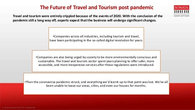 The future of travel and tourism post pandemic | PPTX